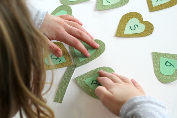 Shamrock CVC Word Building Game - Crafty Kids at Home